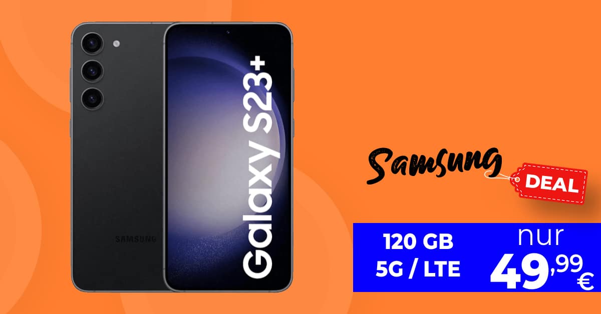 Samsung Galaxy S23+ (S23Plus) -512GB Version- für einmalig 111 Euro mit ...