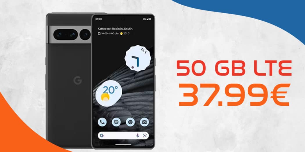 Google Pixel 7 Pro mit 50GB LTE/5G für nur 37,99 Euro monatlich ...