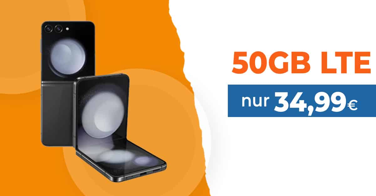Samsung Galaxy Z Flip5 -256GB- mit 100€ Wechselbonus und 50GB LTE/5G ...