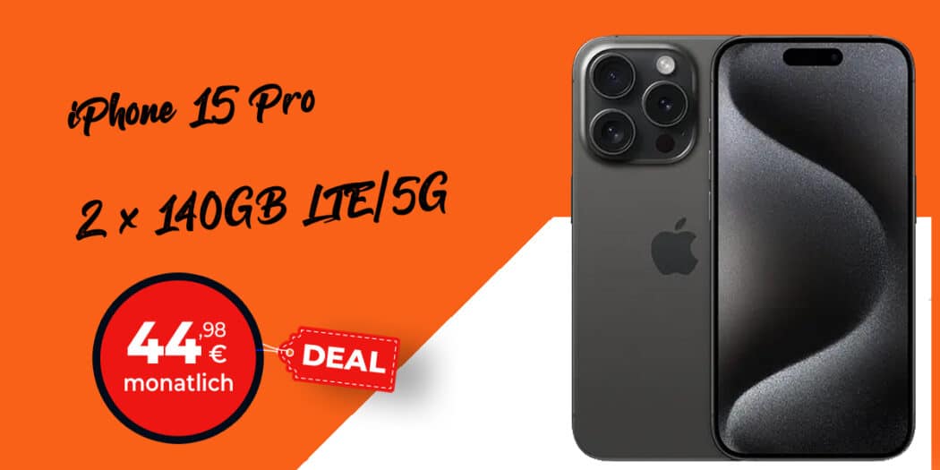 Weekend Deal - o2 Doppelkartenaktion: 2x 140GB LTE/5G für monatlich 44 ...