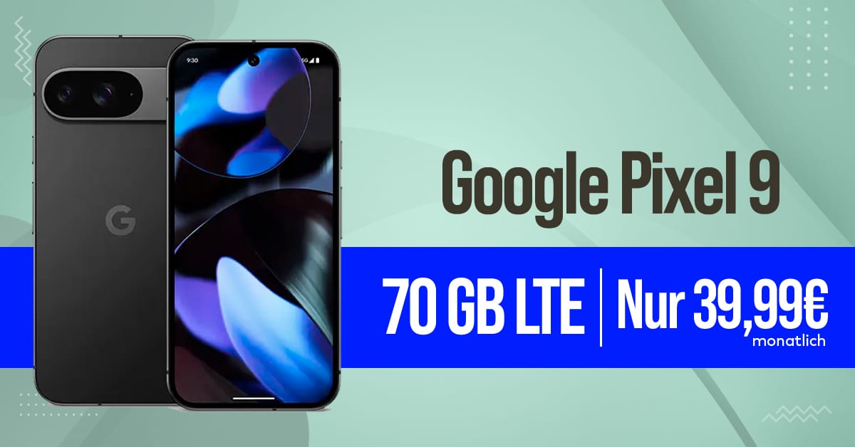 Google Pixel 9 -256GB- mit Trade-In Bonus (Einsendung Altgerät) für ...