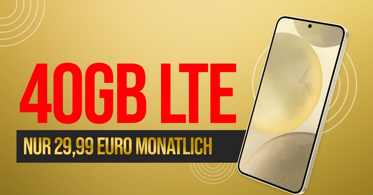 Samsung Galaxy S24 für einmalig 49,99 Euro mit 40GB 5G/LTE nur 29,99 ...